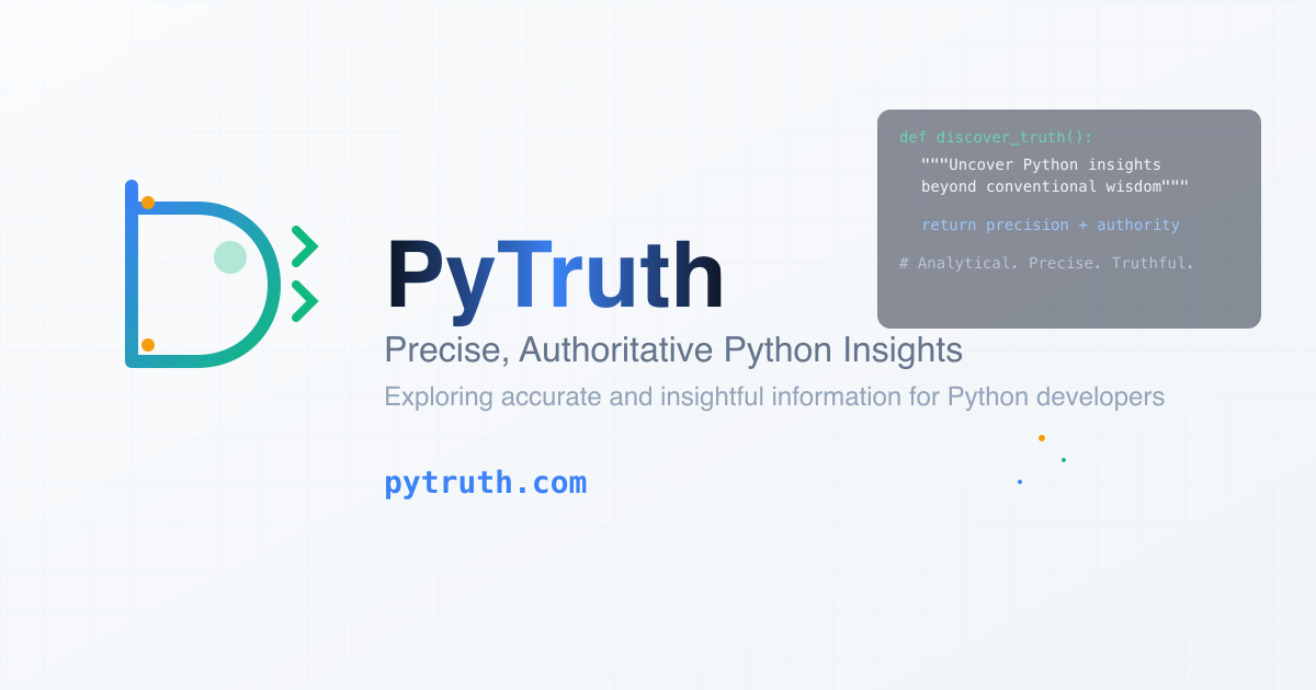 PyTruth - Precise, Authoritative Python Insights